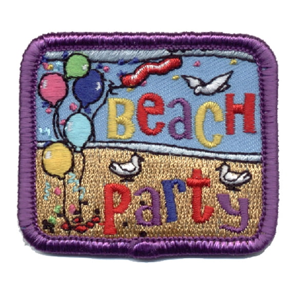 12 pieces 2" Custom Activity Scouts Applique Fun Patches - Beach Party ...