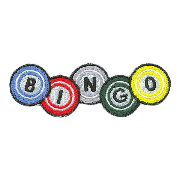12 pieces 2" Custom Activity Scouts Applique Fun Patches - Bingo (Balls ...