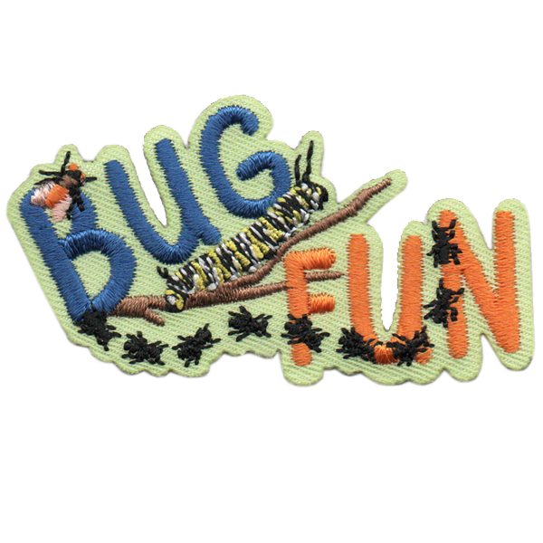 12 pieces 2" Custom Activity Scouts Applique Fun Patches - Bug Fun ...