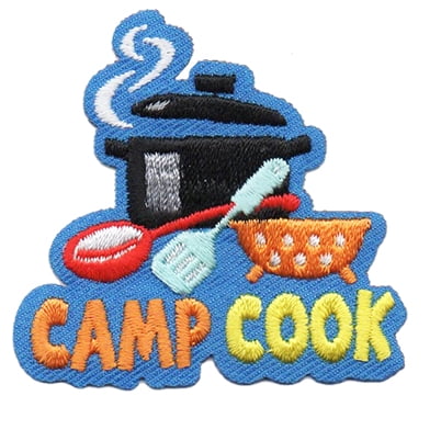 12 pieces 2" Custom Activity Scouts Applique Fun Patches - Camp Cook ...