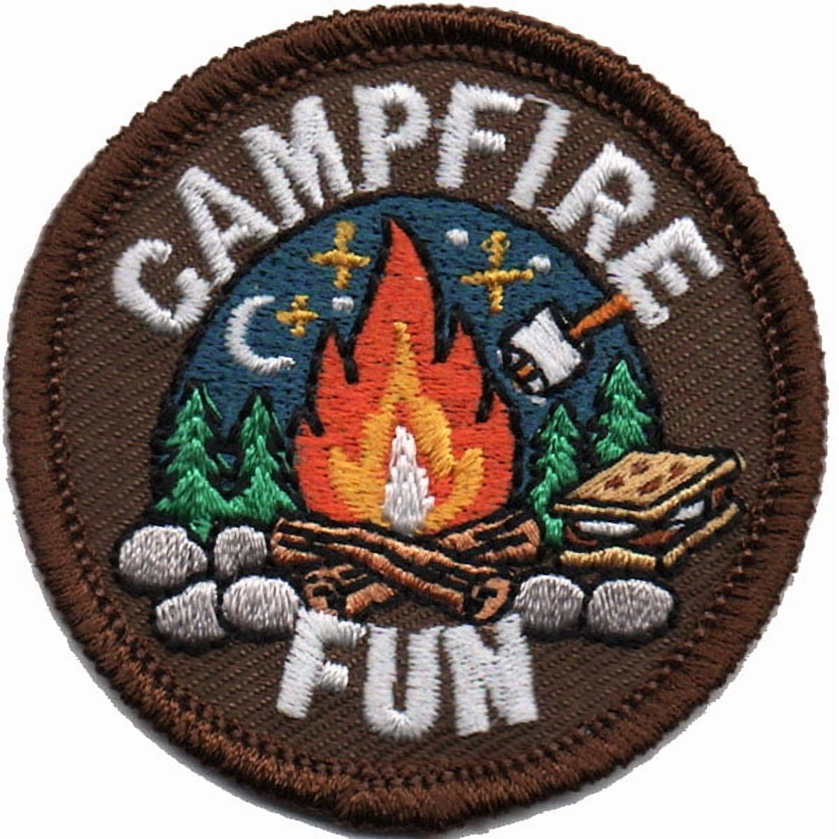 12 pieces 2" Custom Activity Scouts Applique Fun Patches - Camp Fire ...