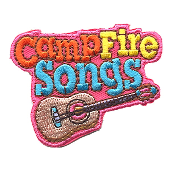 12 pieces 2" Custom Activity Scouts Applique Fun Patches - Campfire Songs (Guitar) Patch ...