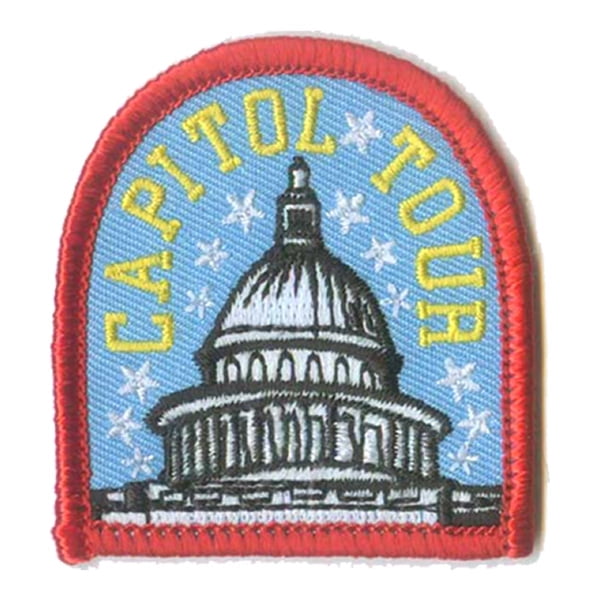 12 pieces 2" Custom Activity Scouts Applique Fun Patches - Capitol Tour ...