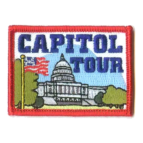 12 pieces 2" Custom Activity Scouts Applique Fun Patches - Capitol Tour ...