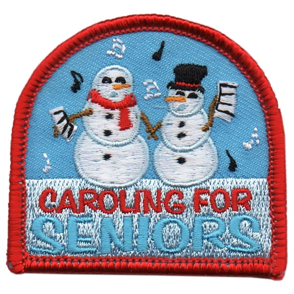 12 pieces 2" Custom Activity Scouts Applique Fun Patches - Caroling For ...