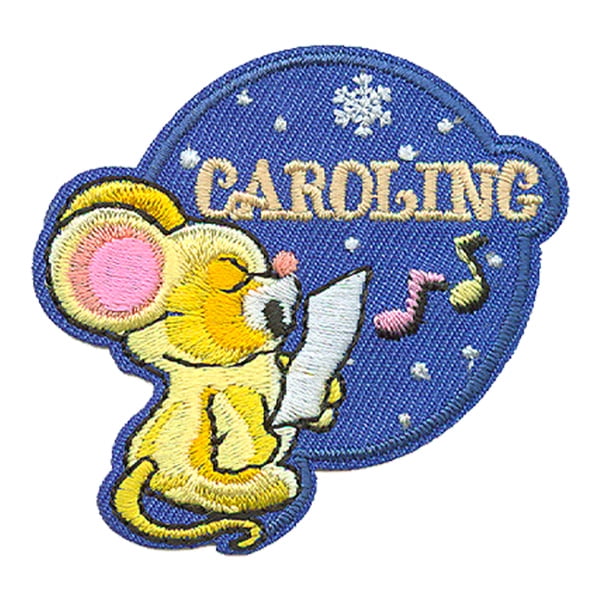 12 pieces 2" Custom Activity Scouts Applique Fun Patches - Caroling ...