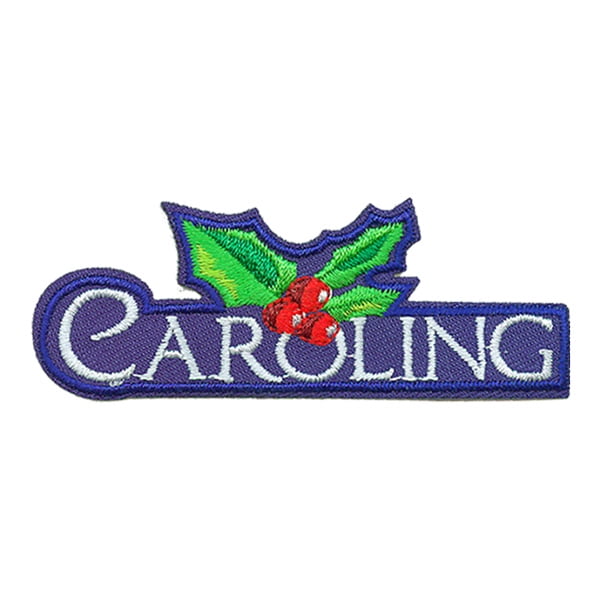12 pieces 2" Custom Activity Scouts Applique Fun Patches - Caroling ...