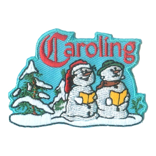 12 pieces 2" Custom Activity Scouts Applique Fun Patches - Caroling ...
