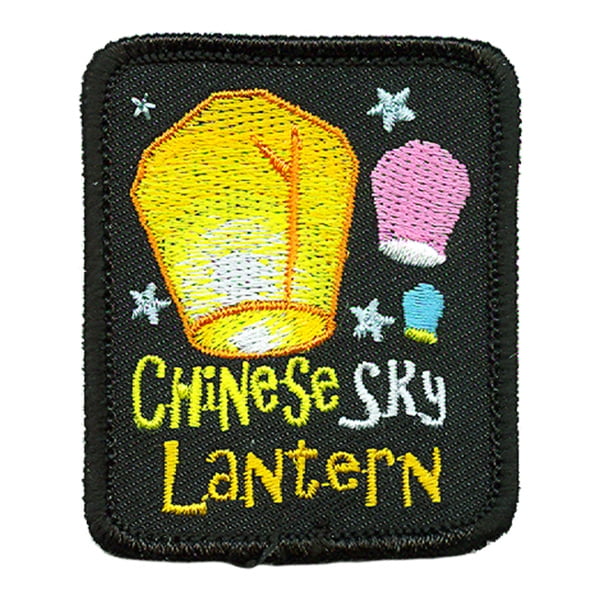 12 pieces 2" Custom Activity Scouts Applique Fun Patches - Chinese Sky ...