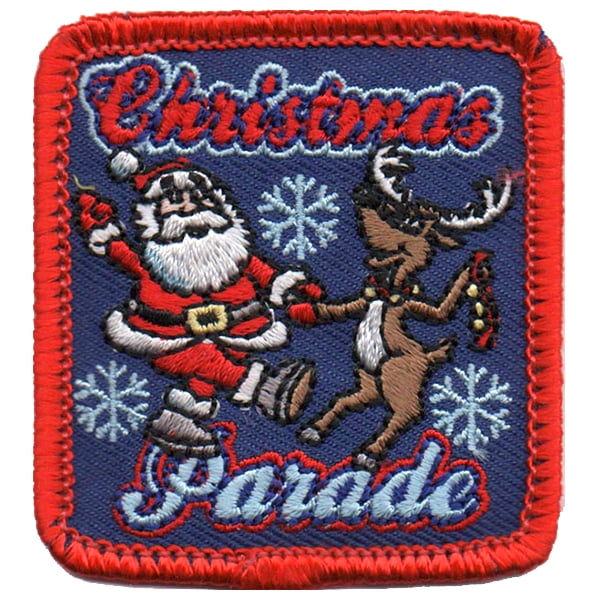 12 pieces 2" Custom Activity Scouts Applique Fun Patches - Christmas Parade Patch - Walmart.com