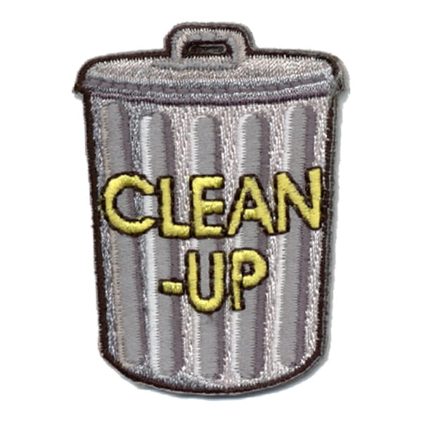 12 pieces 2" Custom Activity Scouts Applique Fun Patches - Clean-Up ...