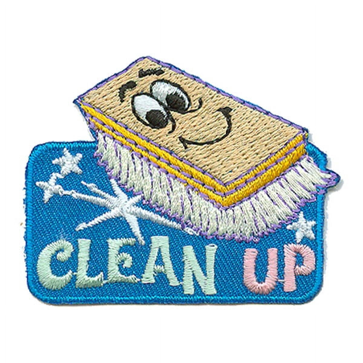 12 pieces 2" Custom Activity Scouts Applique Fun Patches - Clean Up ...
