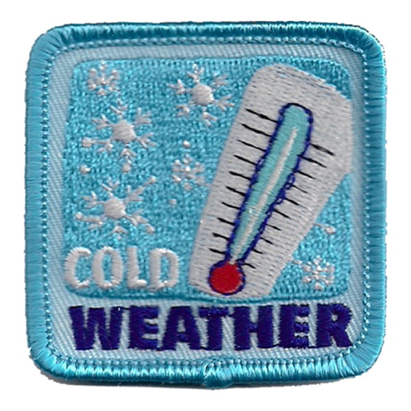 12 pieces 2" Custom Activity Scouts Applique Fun Patches - Cold Weather ...