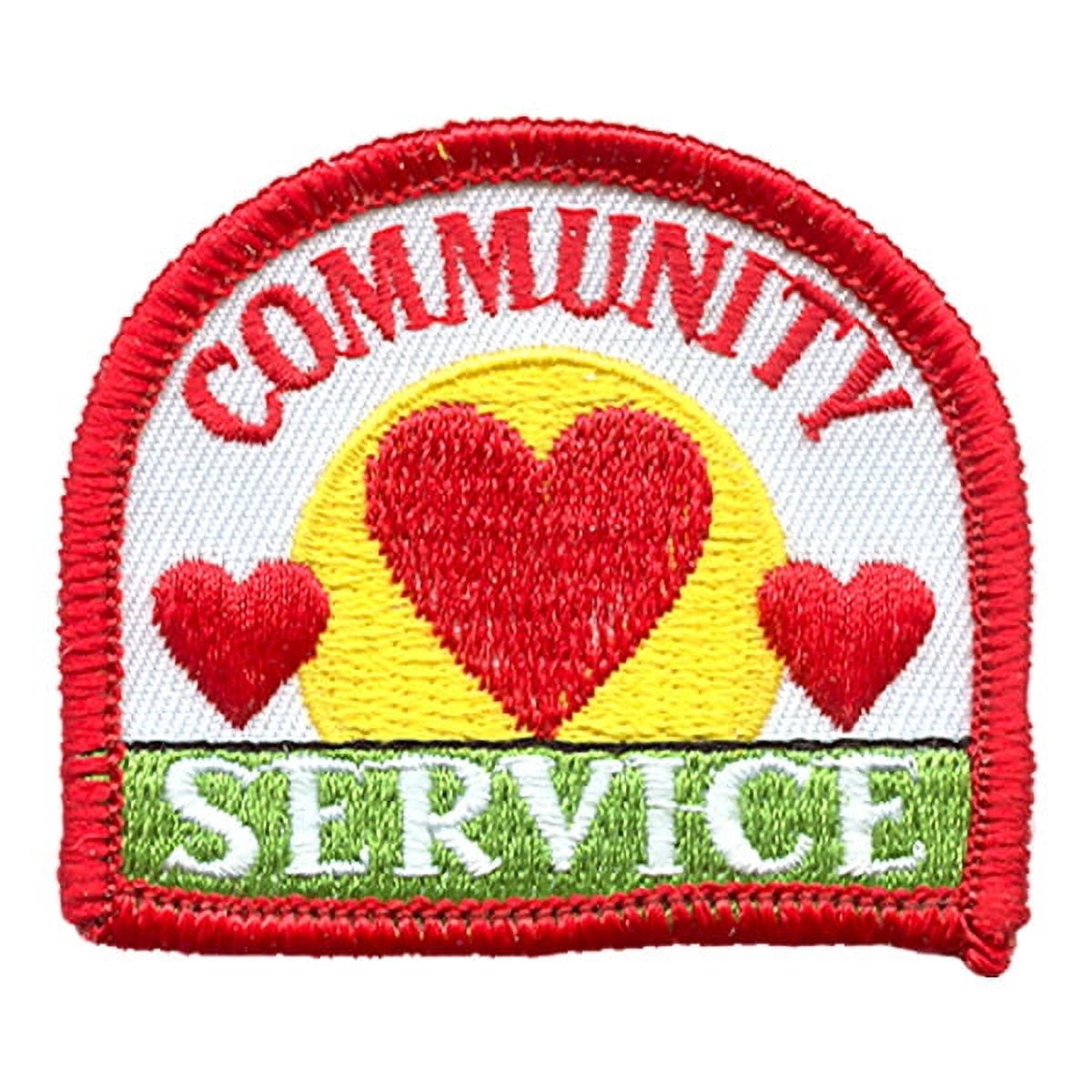 12 pieces 2" Custom Activity Scouts Applique Fun Patches - Community Service Patch 10 - Walmart.com