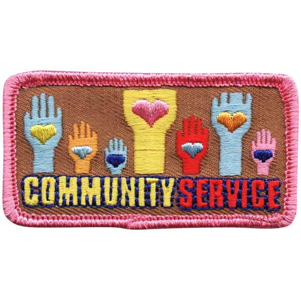 12 pieces 2" Custom Activity Scouts Applique Fun Patches - Community Service Patch 19 - Walmart.com