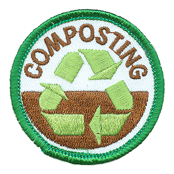12 pieces 2" Custom Activity Scouts Applique Fun Patches - Composting ...