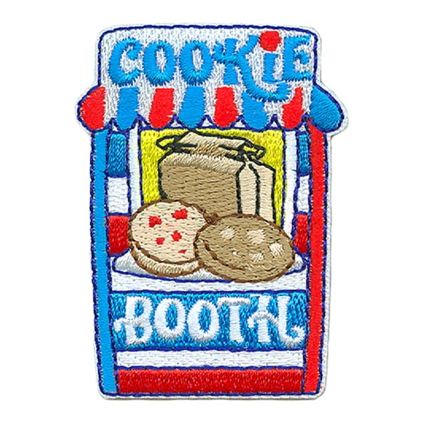 12 pieces 2" Custom Activity Scouts Applique Fun Patches - Cookie Booth Patch 1 - Walmart.com