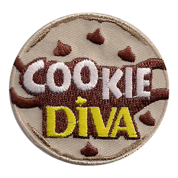 12 pieces 2" Custom Activity Scouts Applique Fun Patches - Cookie Diva Patch 9 - Walmart.com