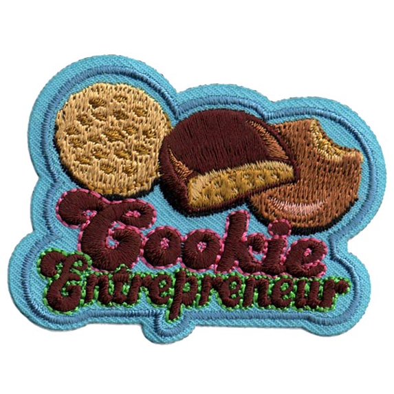 12 pieces 2" Custom Activity Scouts Applique Fun Patches - Cookie Entrepreneur Patch 2 - Walmart.com
