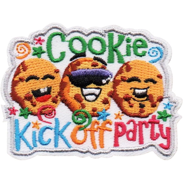 12 pieces 2" Custom Activity Scouts Applique Fun Patches - Cookie Kick Off Party Patch - Walmart.com