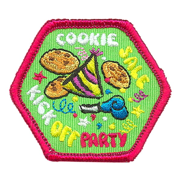 12 pieces 2" Custom Activity Scouts Applique Fun Patches - Cookie Sale Kick Off Party - Walmart.com