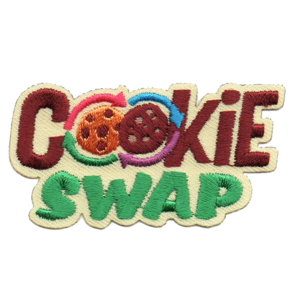 12 pieces 2" Custom Activity Scouts Applique Fun Patches - Cookie Swap Patch - Walmart.com