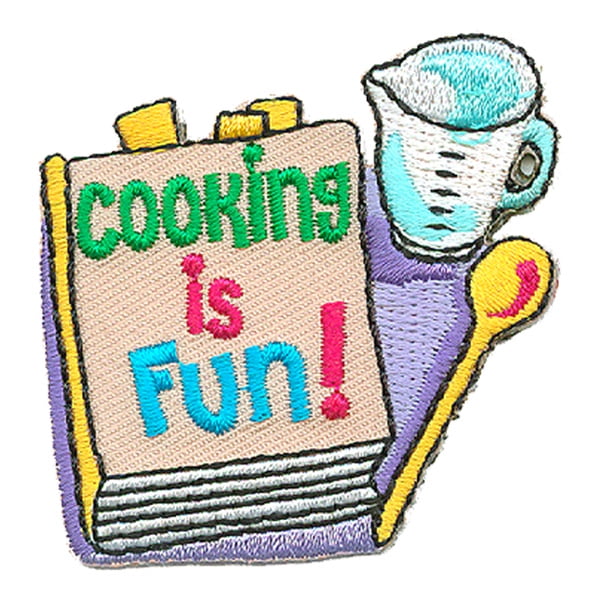 12 pieces 2" Custom Activity Scouts Applique Fun Patches - Cooking Is ...
