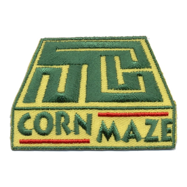 12 pieces 2" Custom Activity Scouts Applique Fun Patches - Corn Maze (Box) Patch - Walmart.com