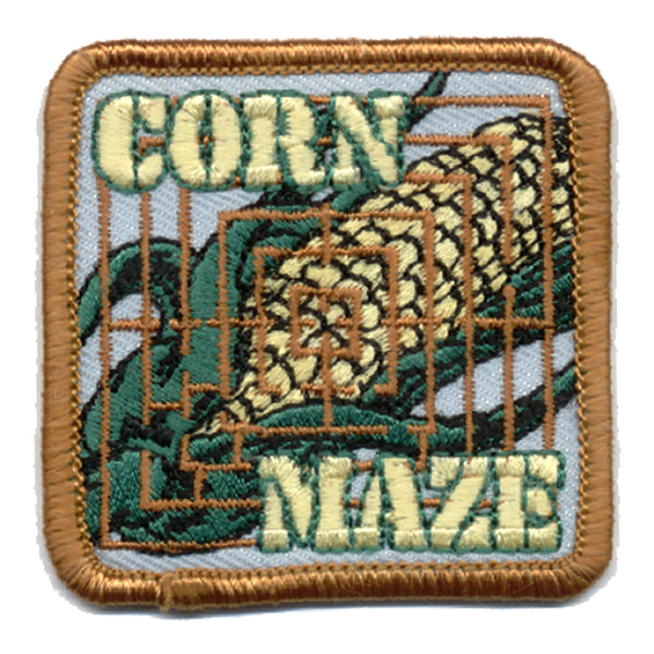 12 pieces 2" Custom Activity Scouts Applique Fun Patches - Corn Maze ...