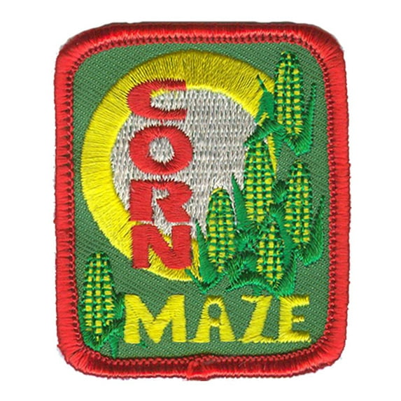 12 pieces 2" Custom Activity Scouts Applique Fun Patches - Corn Maze Patch 3 - Walmart.com