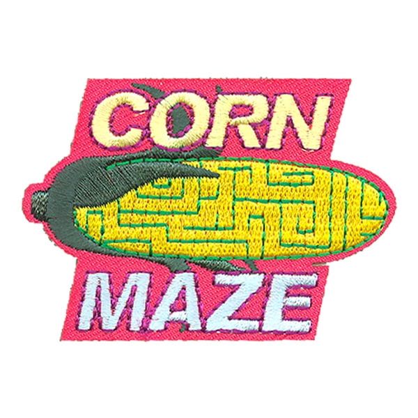 12 pieces 2" Custom Activity Scouts Applique Fun Patches - Corn Maze ...
