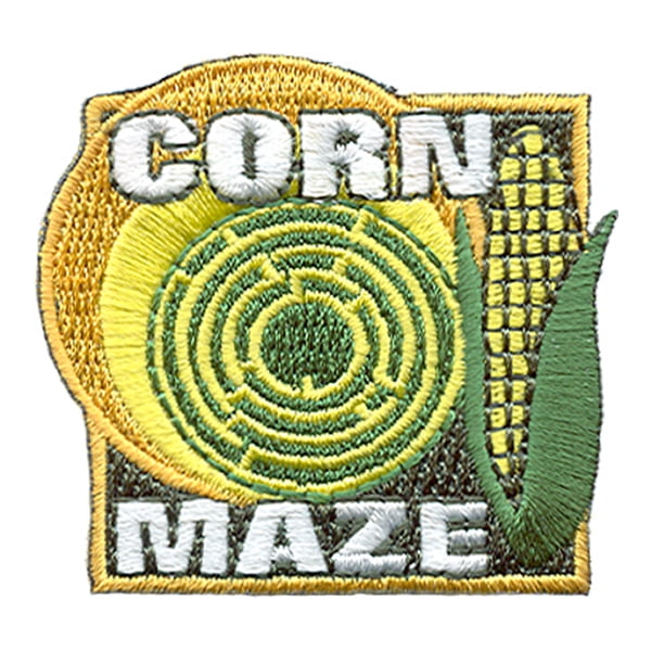 12 pieces 2" Custom Activity Scouts Applique Fun Patches - Corn Maze Patch 5 - Walmart.com