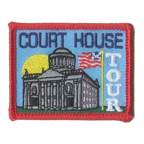 12 pieces 2" Custom Activity Scouts Applique Fun Patches - Court House ...