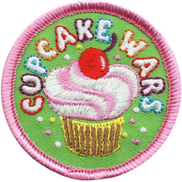 12 pieces 2" Custom Activity Scouts Applique Fun Patches - Cupcake Wars ...