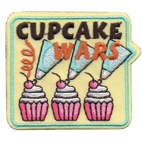 12 pieces 2" Custom Activity Scouts Applique Fun Patches - Cupcake Wars ...