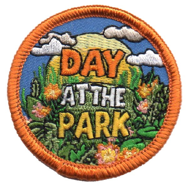 12 pieces 2" Custom Activity Scouts Applique Fun Patches - Day At The ...