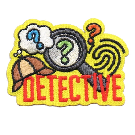 12 pieces 2" Custom Activity Scouts Applique Fun Patches - Detective ...