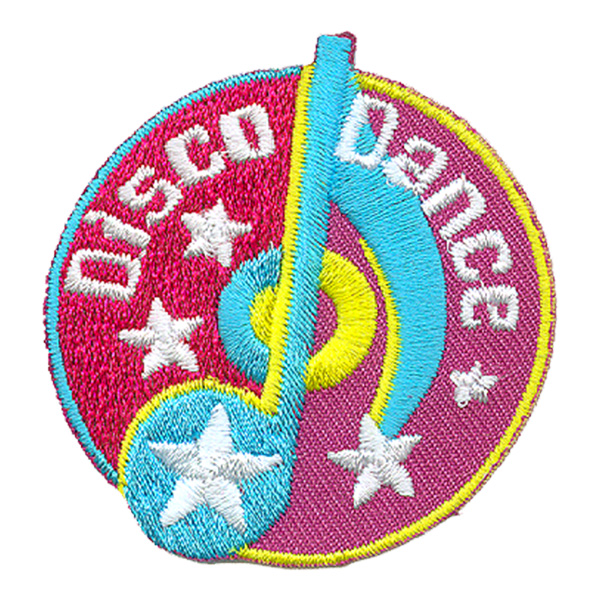12 pieces 2" Custom Activity Scouts Applique Fun Patches - Disco Dance Patch - Walmart.com
