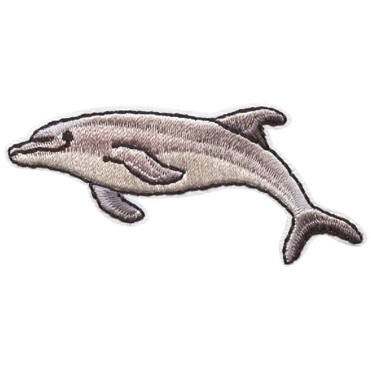 12 pieces 2" Custom Activity Scouts Applique Fun Patches - Dolphin Patch - Walmart.com