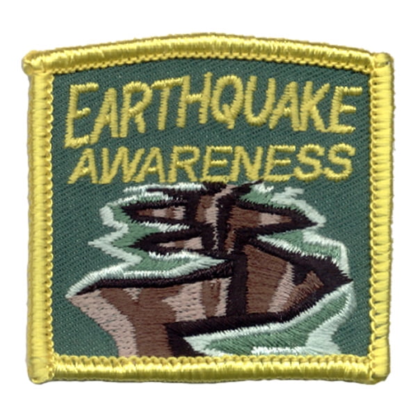 12 pieces 2" Custom Activity Scouts Applique Fun Patches - Earthquake ...