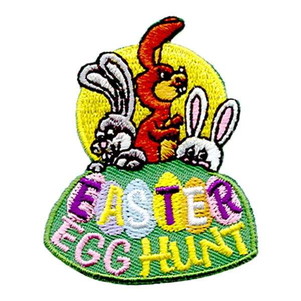 12 pieces 2" Custom Activity Scouts Applique Fun Patches - Easter Egg ...