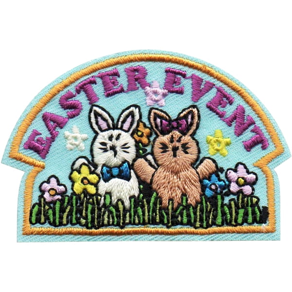 12 pieces 2" Custom Activity Scouts Applique Fun Patches - Easter Event Patch - Walmart.com