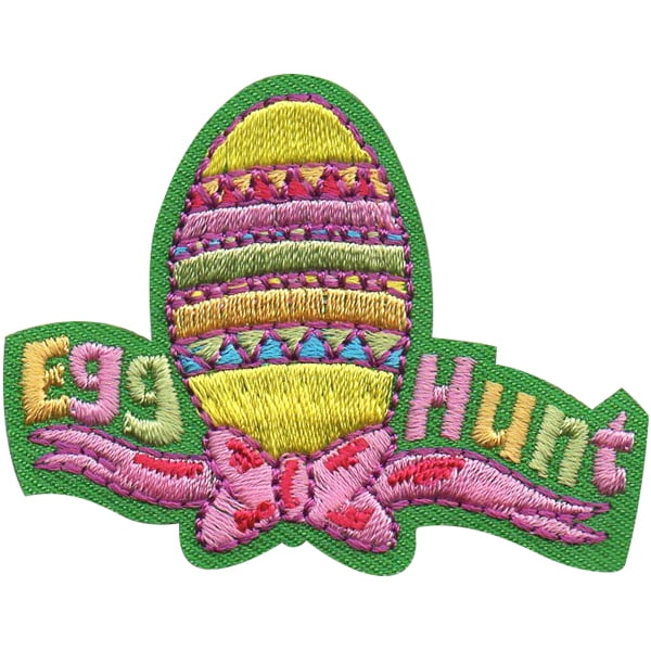 12 pieces 2" Custom Activity Scouts Applique Fun Patches - Egg Hunt ...