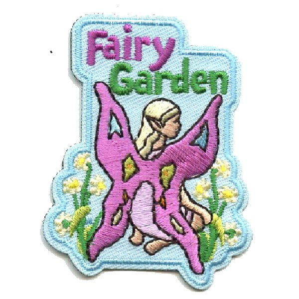 12 pieces 2" Custom Activity Scouts Applique Fun Patches - Fairy Garden ...