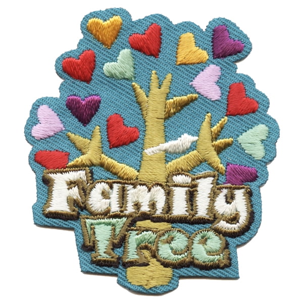 12 pieces 2" Custom Activity Scouts Applique Fun Patches - Family Tree ...