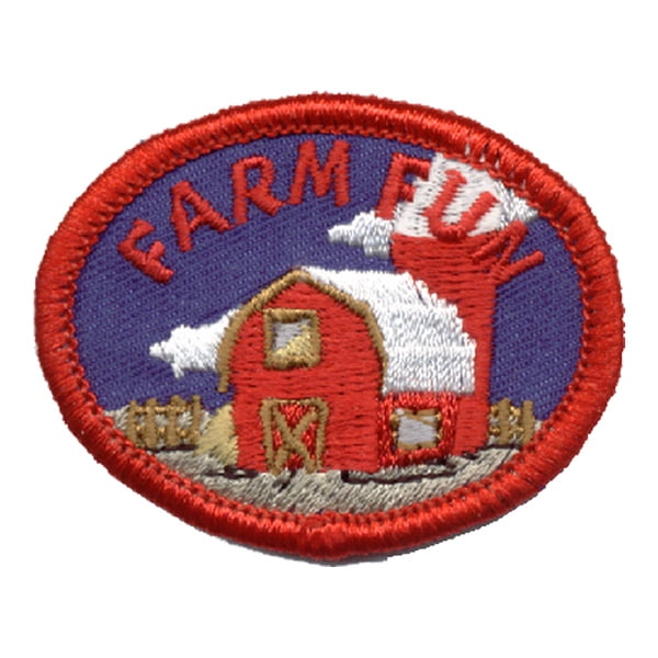 12 pieces 2" Custom Activity Scouts Applique Fun Patches - Farm Fun ...