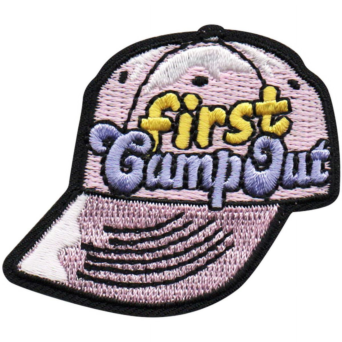 12 pieces 2" Custom Activity Scouts Applique Fun Patches - First Campout Patch 1 - Walmart.com
