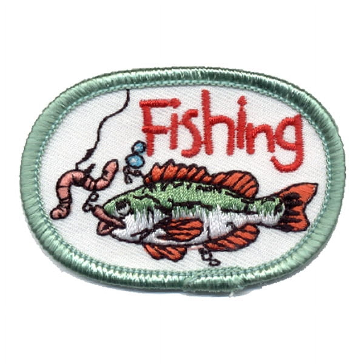 12 pieces 2" Custom Activity Scouts Applique Fun Patches - Fishing ...