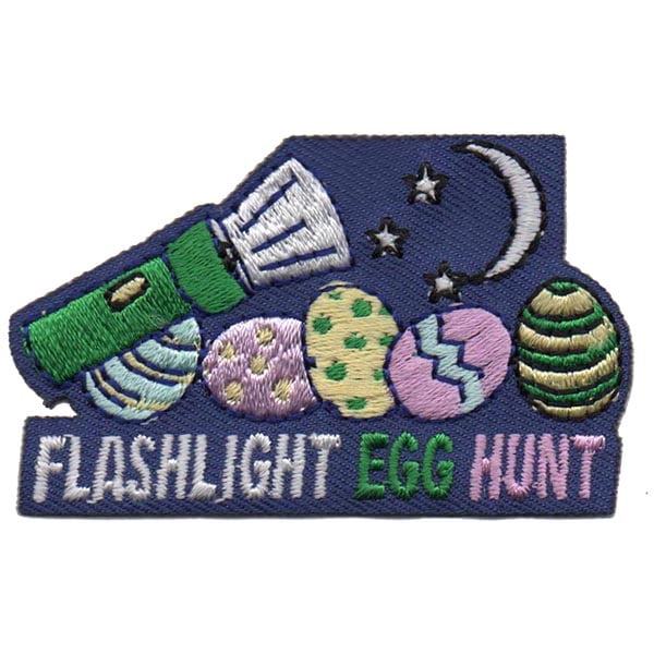 12 pieces 2" Custom Activity Scouts Applique Fun Patches - Flashlight ...