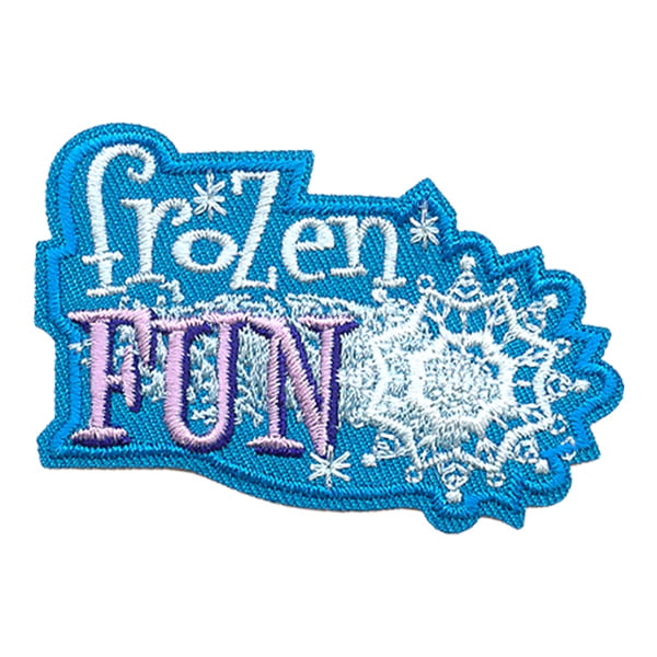 12 pieces 2" Custom Activity Scouts Applique Fun Patches - Frozen Fun ...